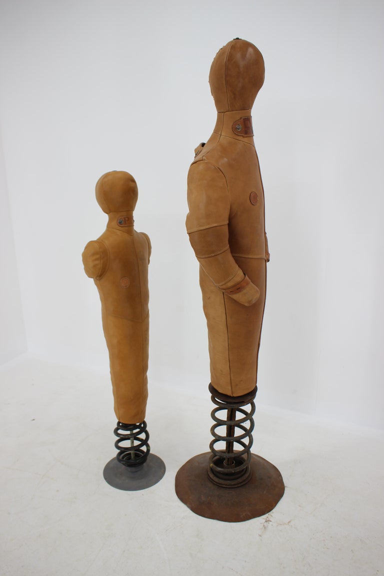Set of Two Boxing Dummies For Sale at 1stDibs | punching dummies ...