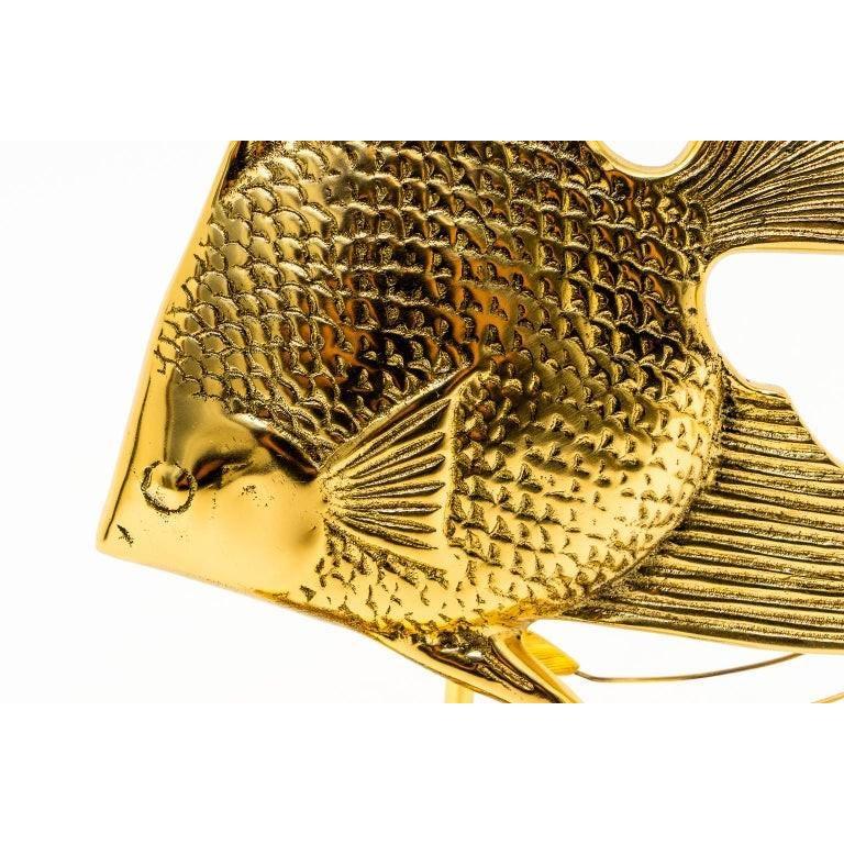 Set of Two Brass Fish Sculptures by Sarried at 1stDibs | fish brass ...