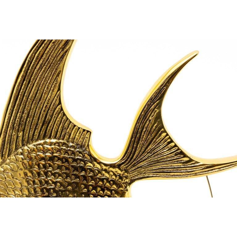 Set of Two Brass Fish Sculptures by Sarried at 1stDibs | fish brass ...