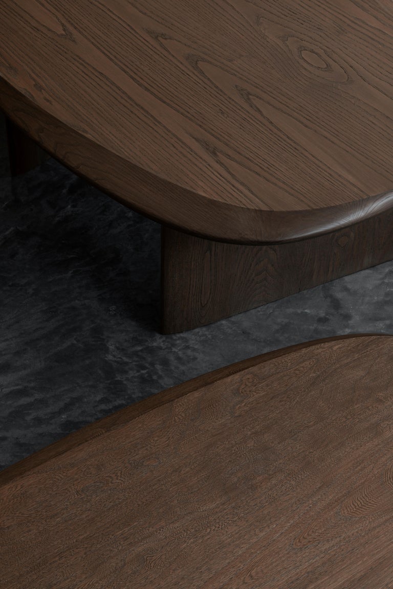 Set of 2 Duna Coffee Tables in Solid Walnut Wood, Coffee Table by Joel ...