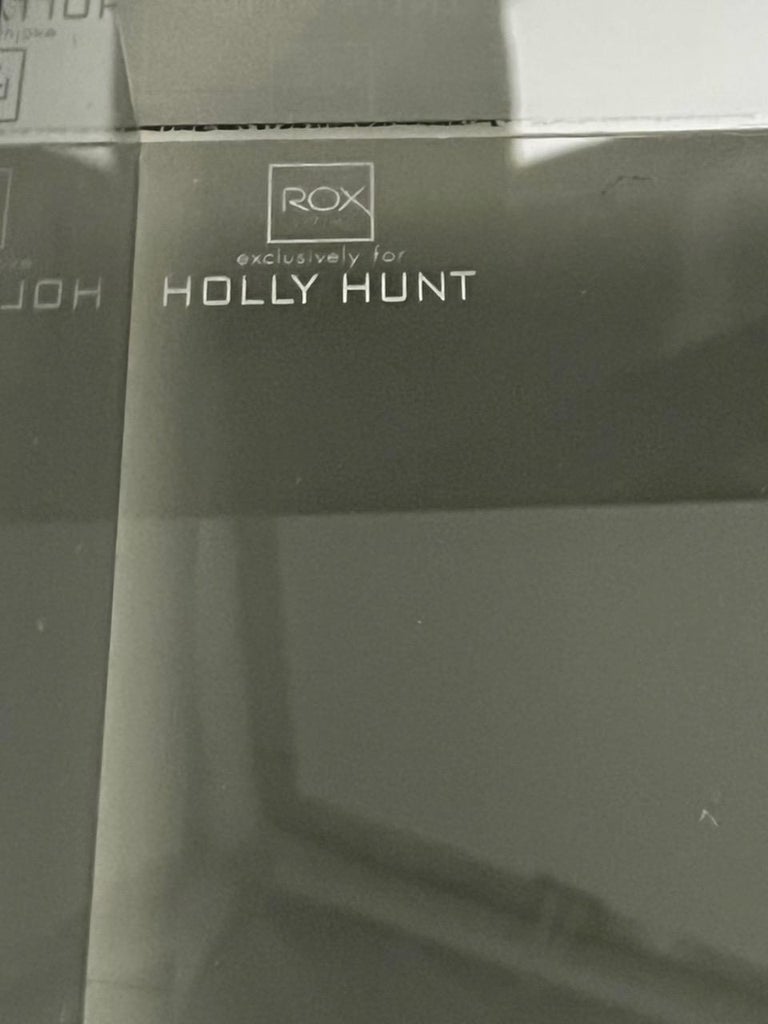 Set of Two Contemporary Luminous Black Lucite and Crystal Boxes For ...