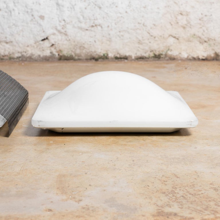 Set of Two IGuzzini Dada Wall Lamp with Rare Metal Diffusers, circa 970 ...