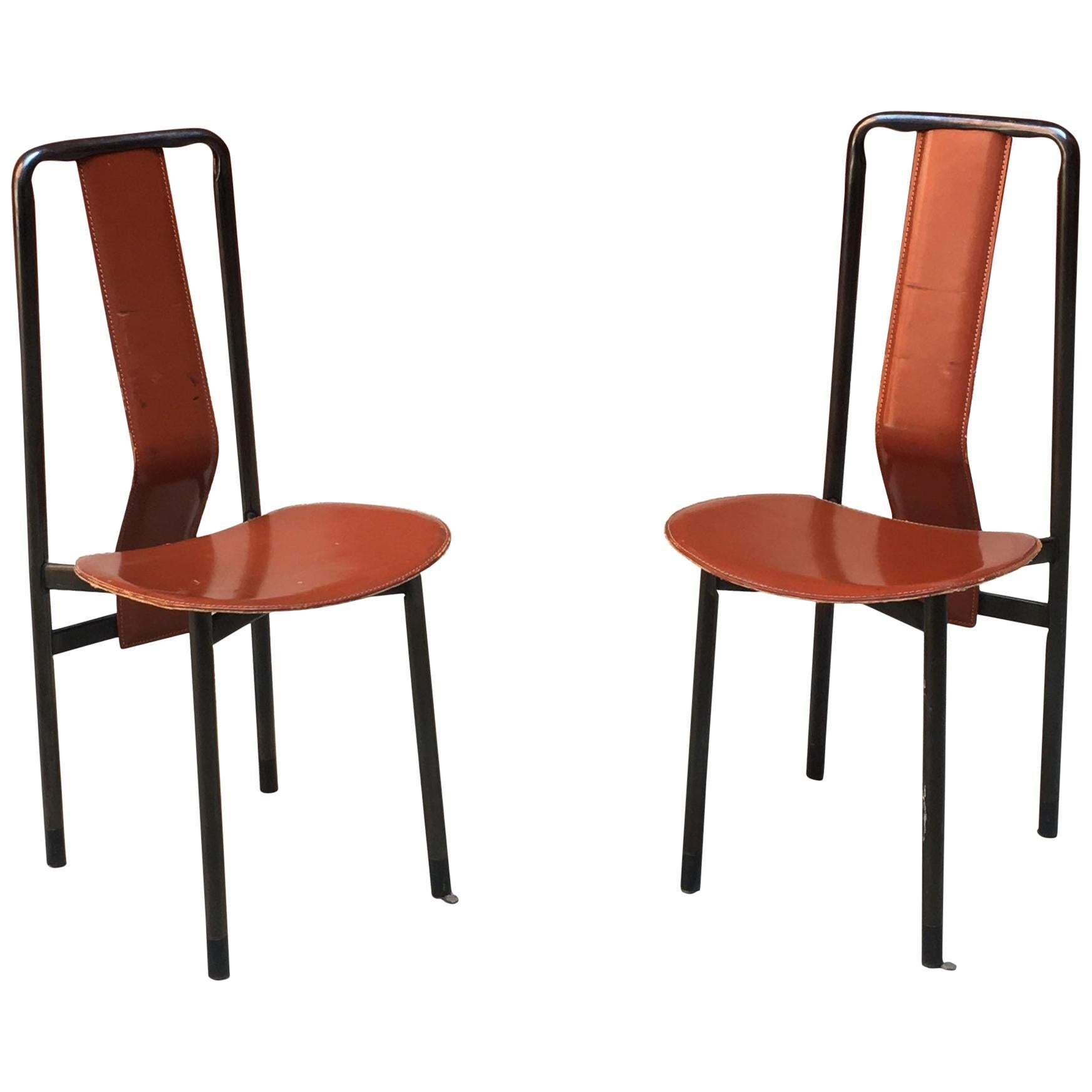 Set of Two Irma Chairs by Achille Castiglioni for Zanotta, 1979 at 1stDibs