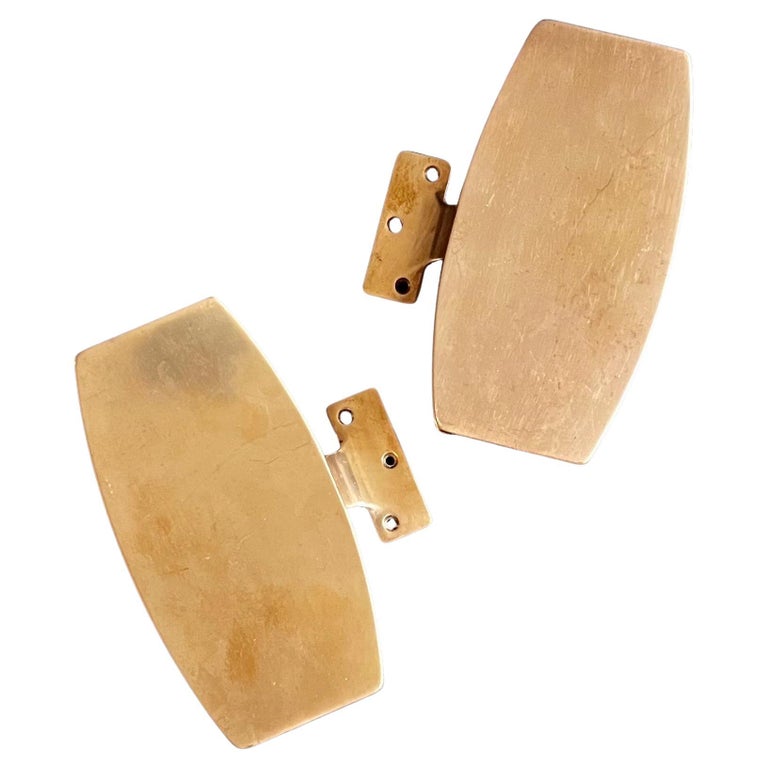 Set of Two Large Bronze Door Handles, 20th Century European at 1stDibs