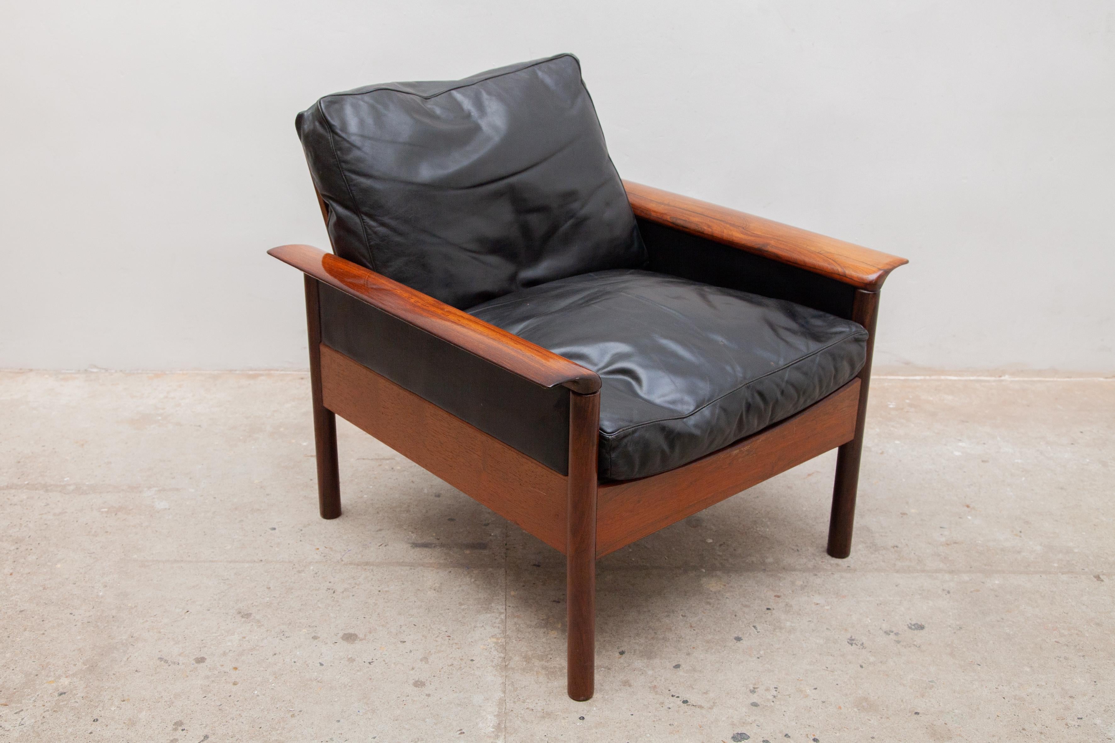 Set of Two Lounge Arm-Chairs Designed by Hans Olsen for C/S Møbler ...