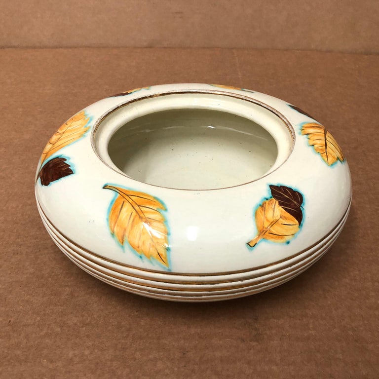 Set of Two Mid-Century Modern Deruta Ceramic Italian Boxes, circa 1960 ...