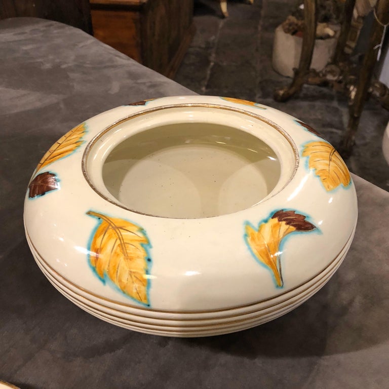 Set of Two Mid-Century Modern Deruta Ceramic Italian Boxes, circa 1960 ...