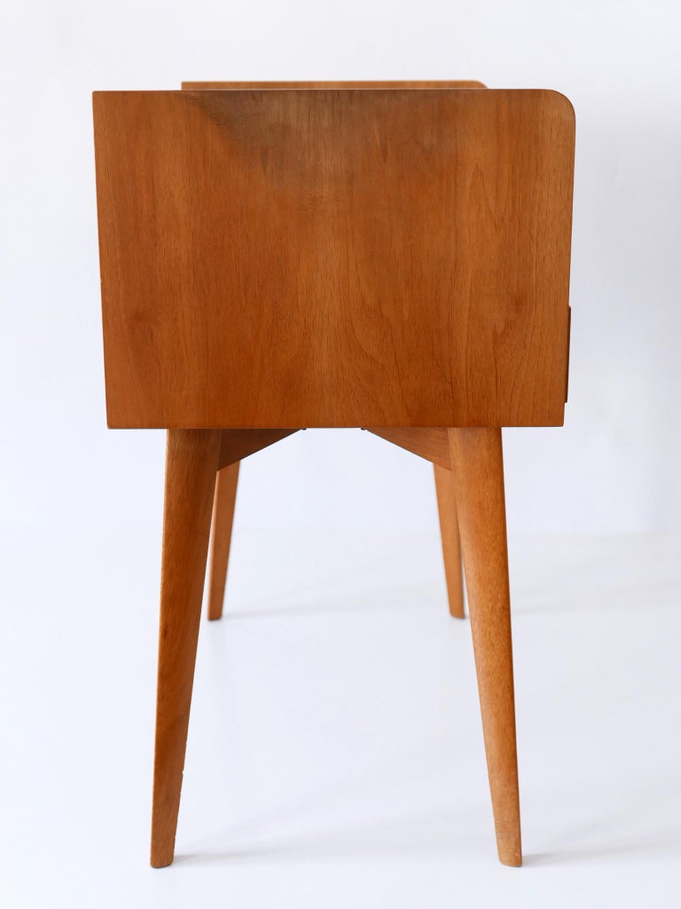 Set of Two Mid Century Modern Walnut Nightstands by WK Möbel Germany ...