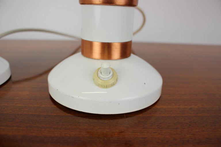 Set of Two Mid-Century Table Lamps/ Drukov, 1970's For Sale at 1stDibs