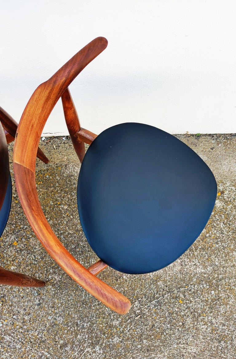 Set of Two Model Chairs "Heart FH-4103" Designed by Hans J. Wegner ...