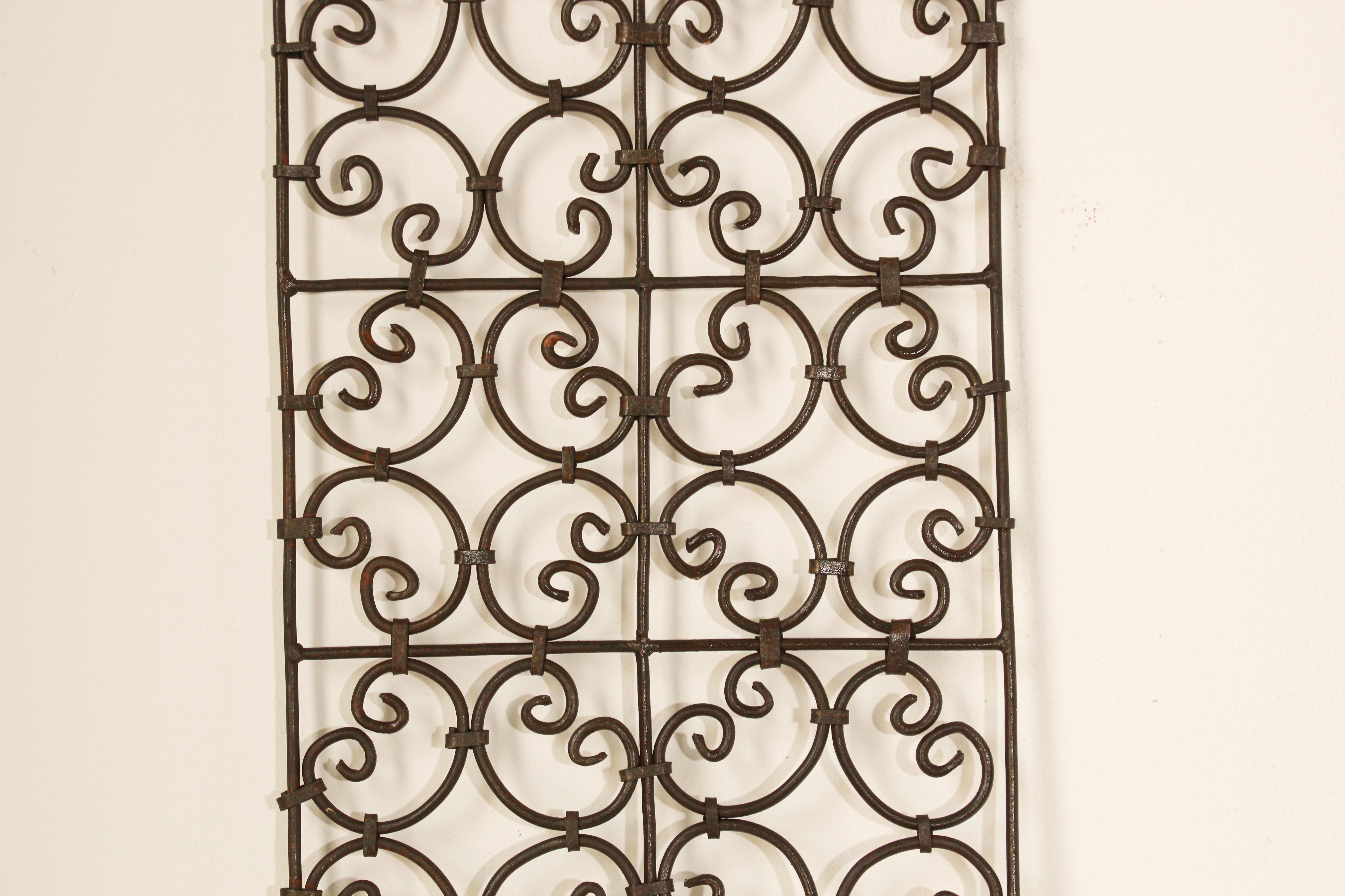 Set of Two Moorish Screen Hand Forged Iron Panels at 1stDibs | forged ...