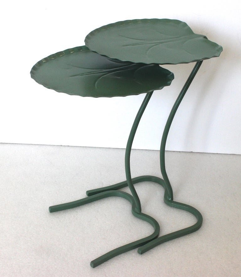 Set of Two Nesting Lily Pad Tables by Salterini at 1stDibs | salterini ...