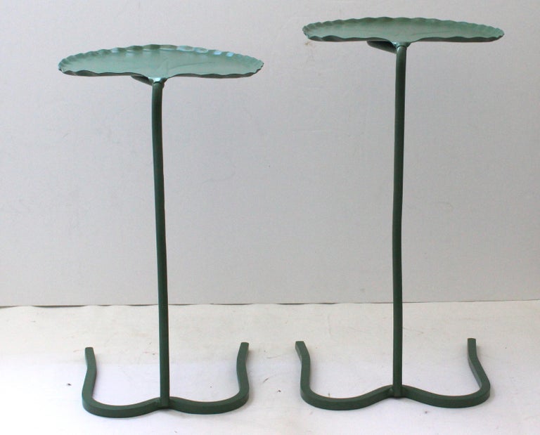 Set of Two Nesting Lily Pad Tables by Salterini at 1stDibs