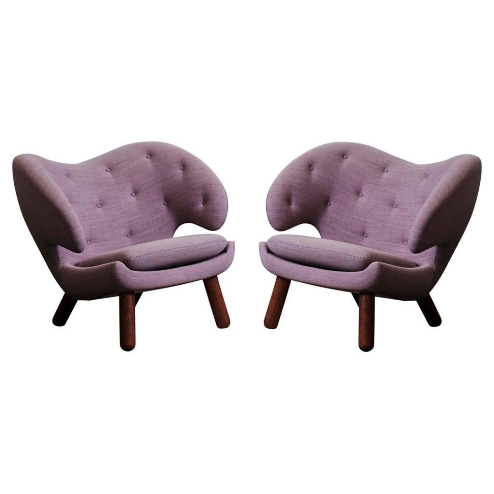 Walnut and Maple Chair in Manner of Sam Maloof For Sale at 1stDibs