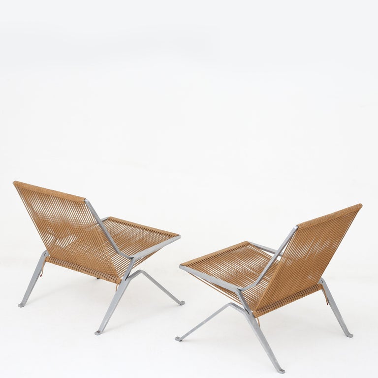 Set of Two PK 25 Chairs by Poul Kjærholm at 1stDibs | pk25 chair, pk25 ...
