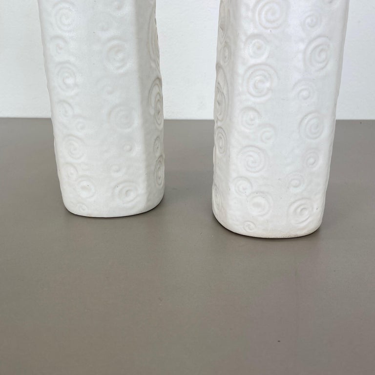 Set of Two Pottery Fat Lava Vases Jura "482-28" Made by Scheurich ...