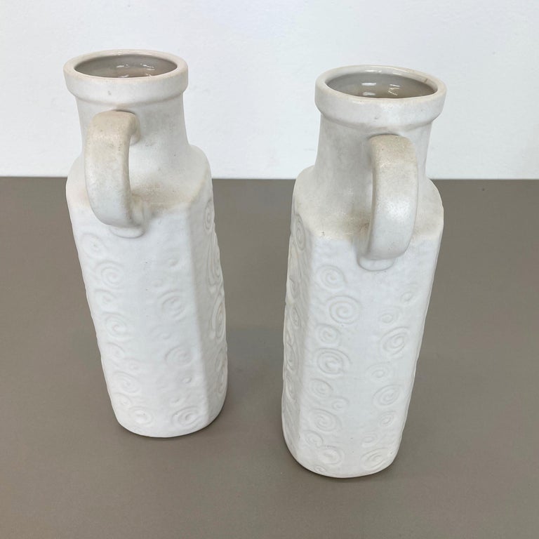 Set of Two Pottery Fat Lava Vases Jura "482-28" Made by Scheurich ...