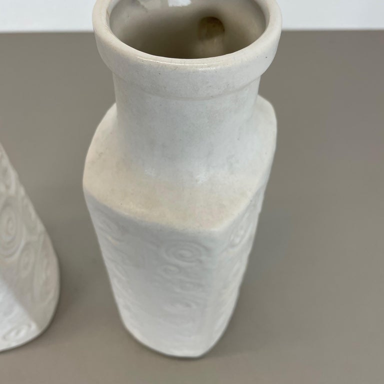 Set of Two Pottery Fat Lava Vases Jura "482-28" Made by Scheurich ...