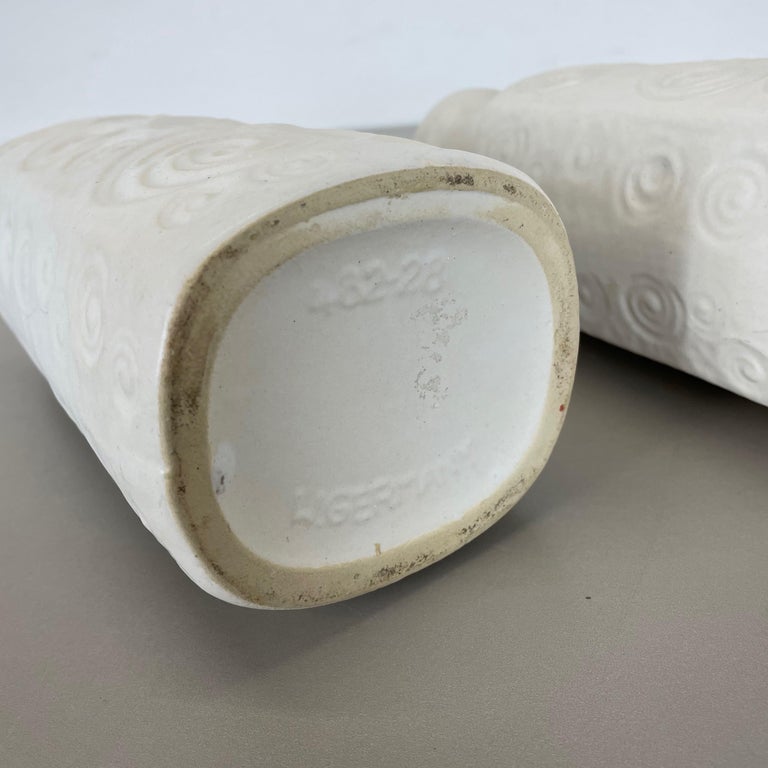 Set of Two Pottery Fat Lava Vases Jura "482-28" Made by Scheurich ...