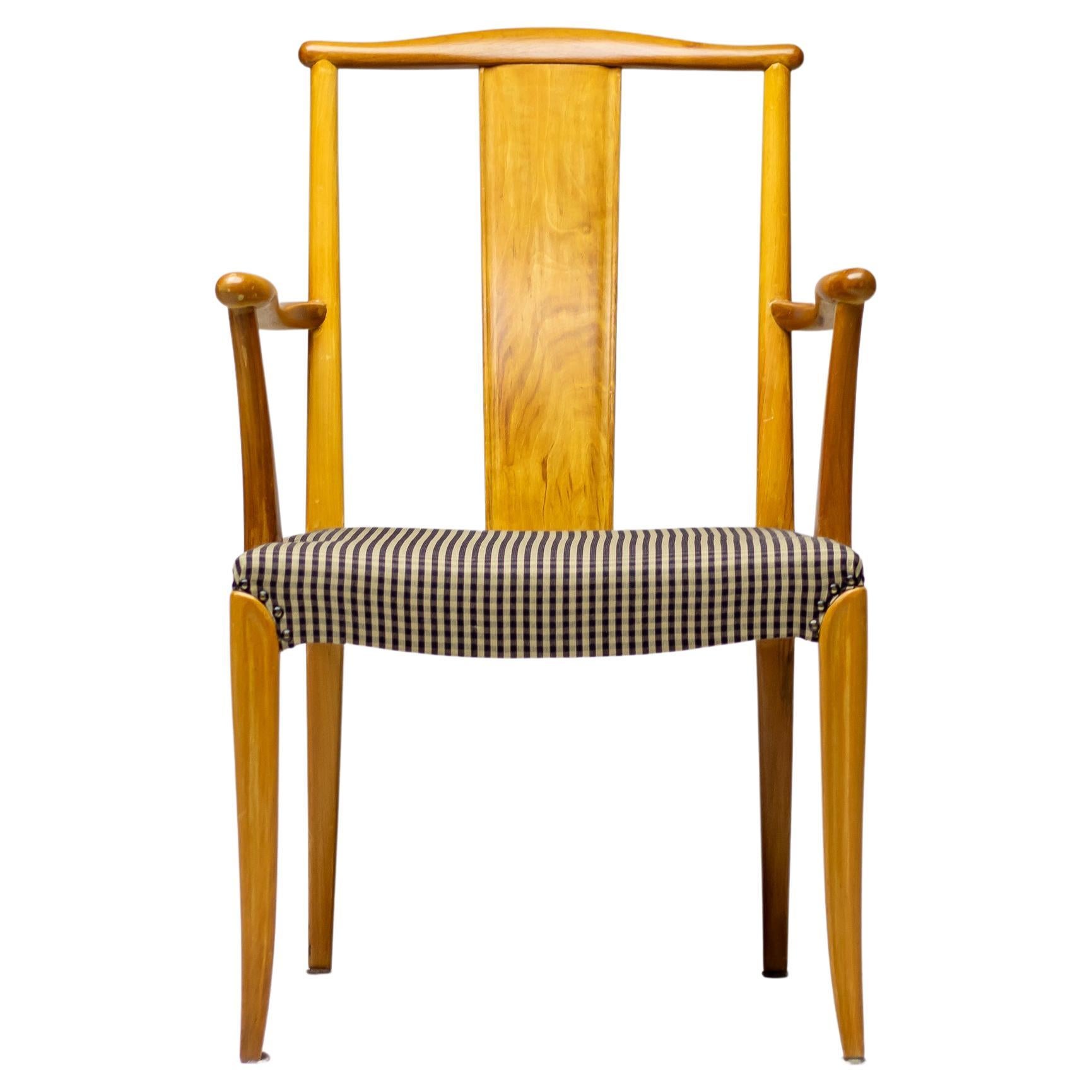 Set of Two Roland Arm Chairs and Six 'Roland' Side Chairs by Nordiska ...