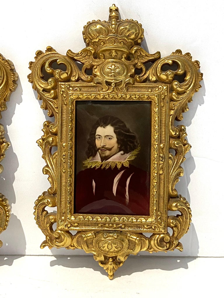 Set of Two Spanish Portraits For Sale at 1stDibs