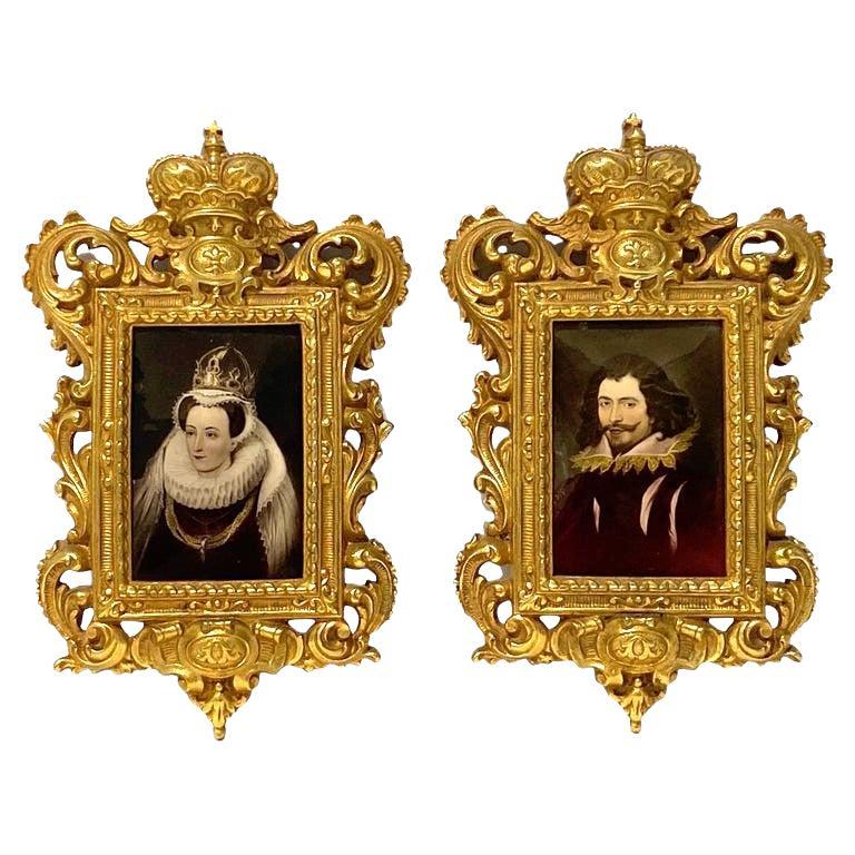 Set of Two Spanish Portraits For Sale at 1stDibs