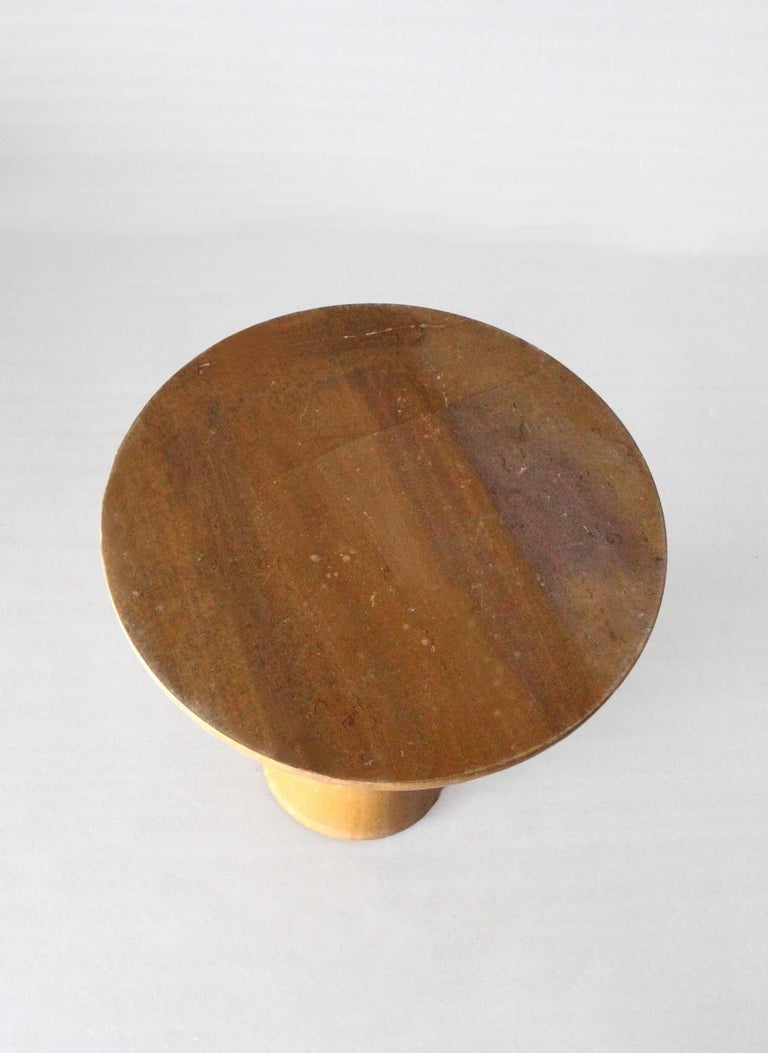 Set of Two Tabla Tables in Jaisalmer Stone Handcrafted in India by Paul ...