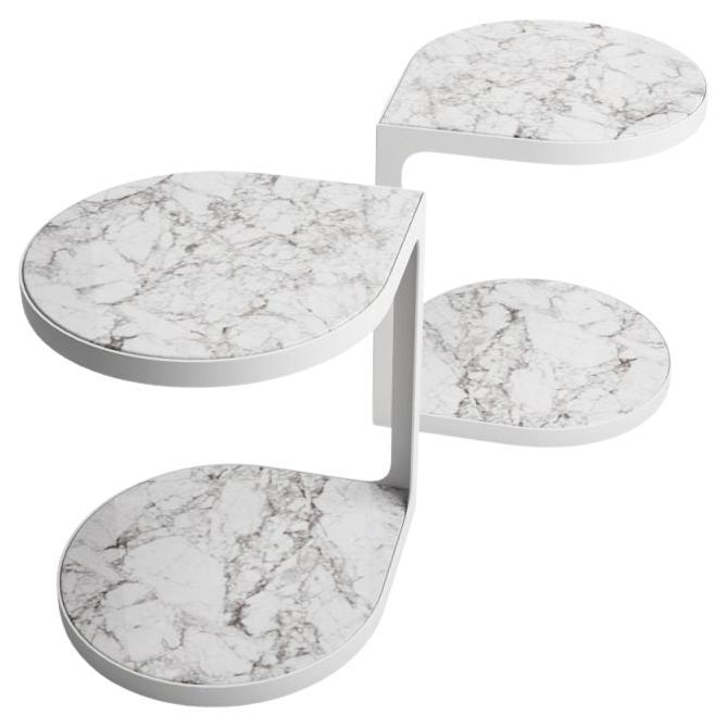 Tacchini Black Marble Soap Side Table at 1stDibs