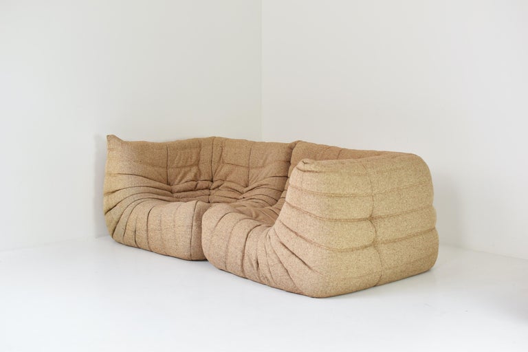 Set of Two ‘Togo’ Corner Seaters by Michel Ducaroy for Ligne Roset ...