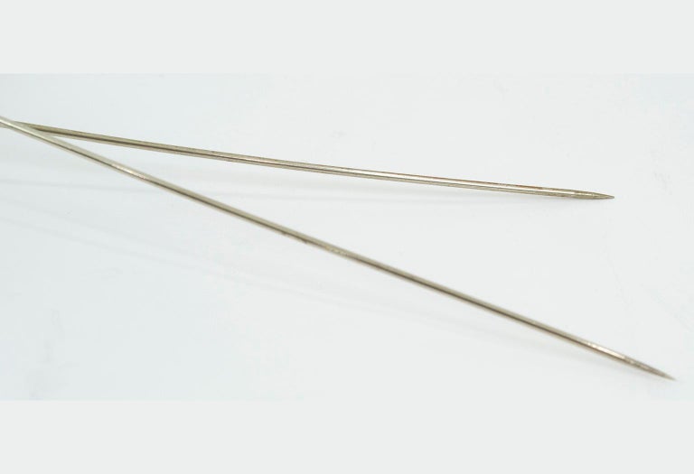 Set of Two Victorian Aesthetic Movement Moorish Brass Acorn Hat Pins ...