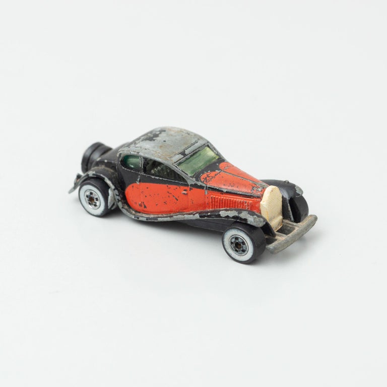 Set of Two Vintage Bugatti MatchBox Car Toys, circa 1960 For Sale at ...