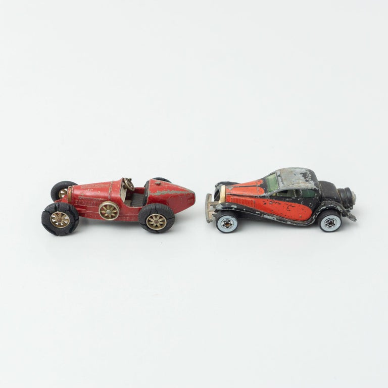 Set of Two Vintage Bugatti MatchBox Car Toys, circa 1960 For Sale at ...