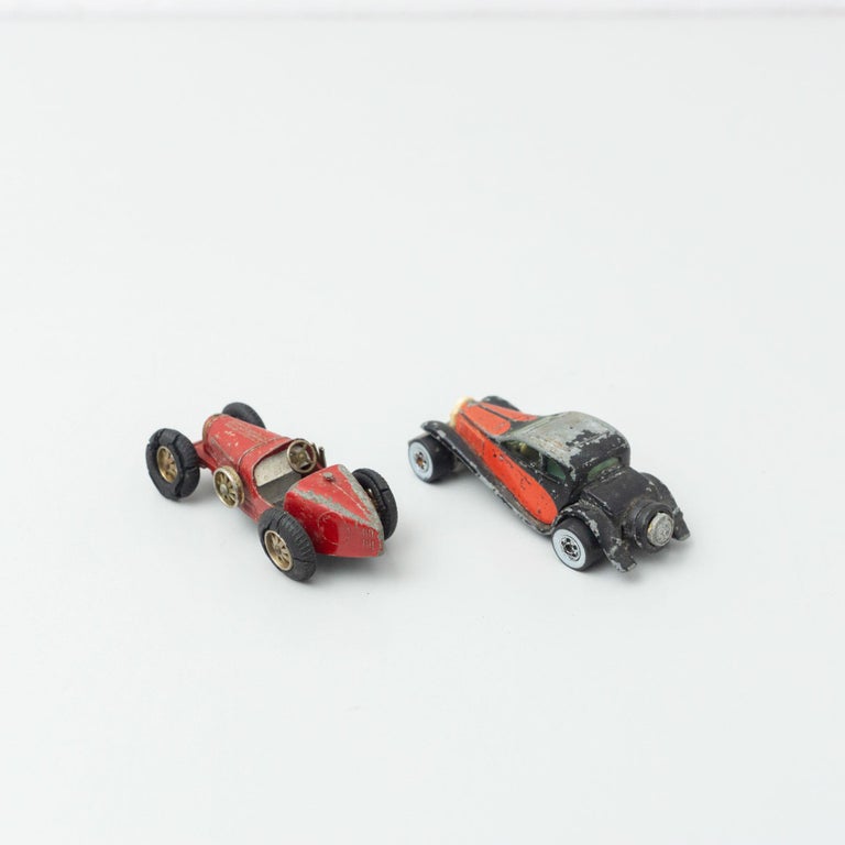 Set of Two Vintage Bugatti MatchBox Car Toys, circa 1960 For Sale at ...