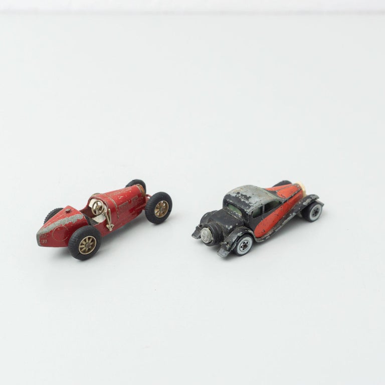 Set of Two Vintage Bugatti MatchBox Car Toys, circa 1960 For Sale at ...
