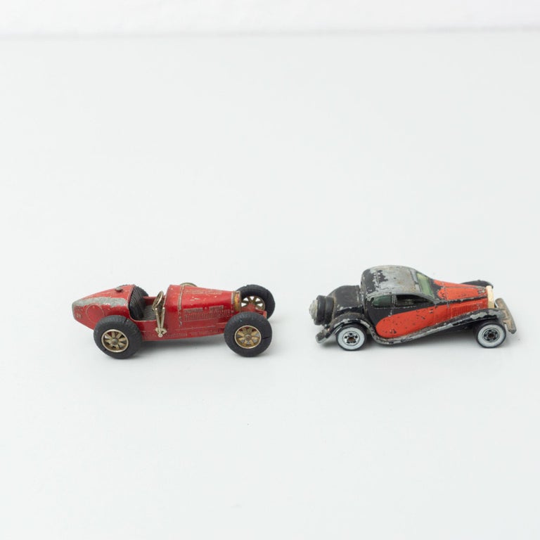 Set of Two Vintage Bugatti MatchBox Car Toys, circa 1960 For Sale at ...