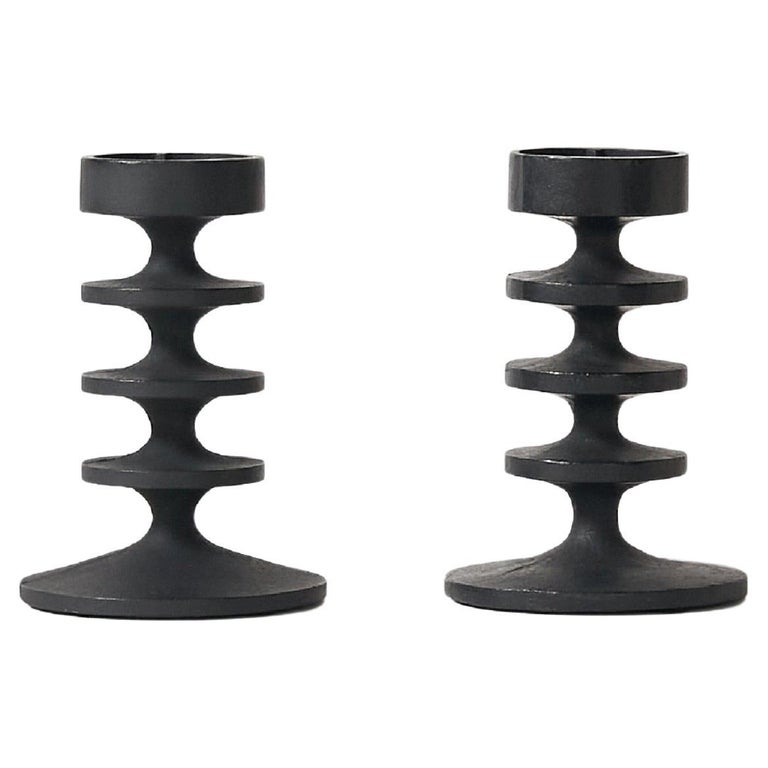 Set of Two Vintage Candlesticks by Robert Welch For Sale at 1stDibs