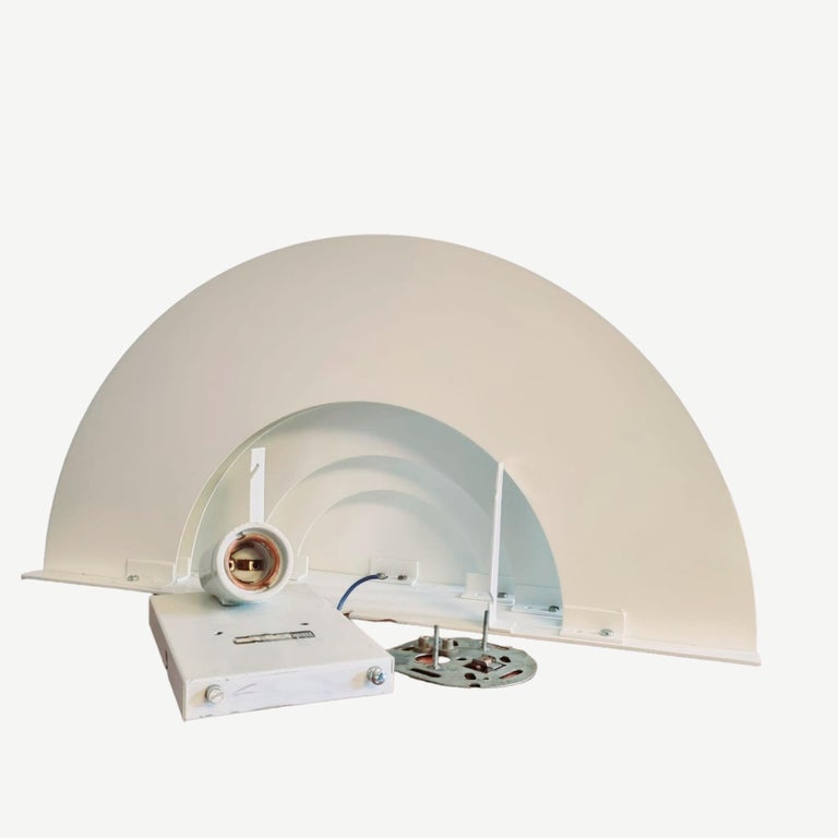 Set of Two White Metal "Meander" Wall Lights by RAAK Amsterdam, the ...