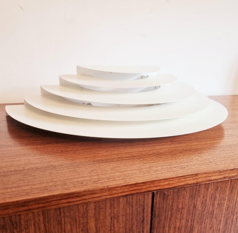 Set of Two White Metal "Meander" Wall Lights by RAAK Amsterdam, the ...