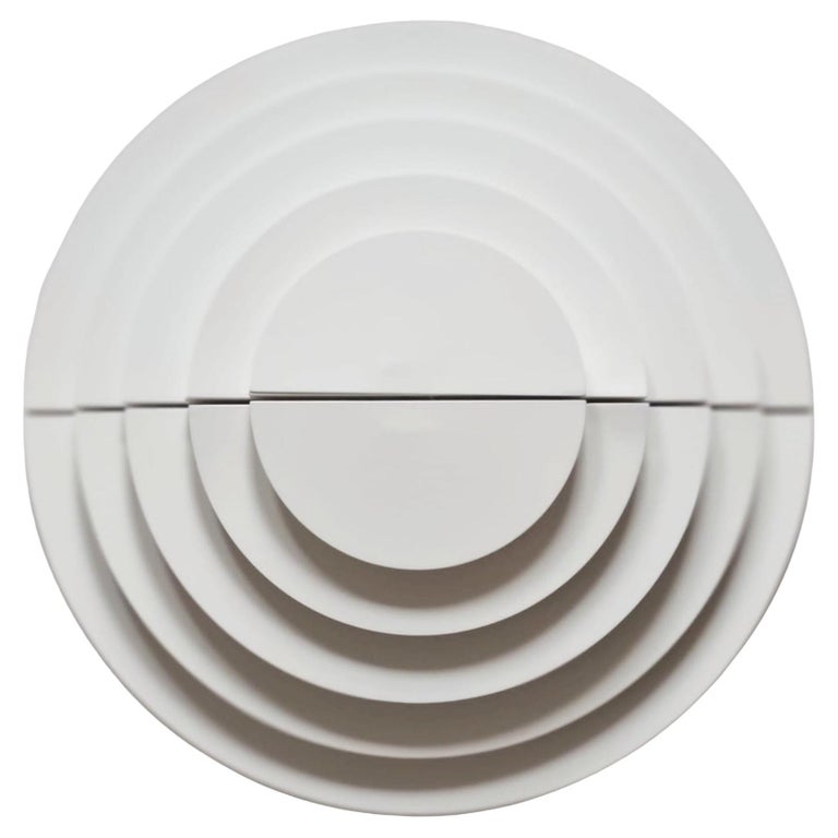 Set of Two White Metal "Meander" Wall Lights by RAAK Amsterdam, the ...