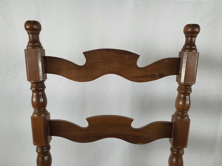 Set of Two Woven Straw Chairs For Sale at 1stDibs