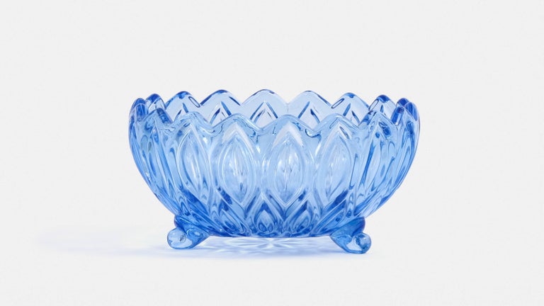 Set Of Vintage Glass Serving Bowls For Sale At 1stdibs