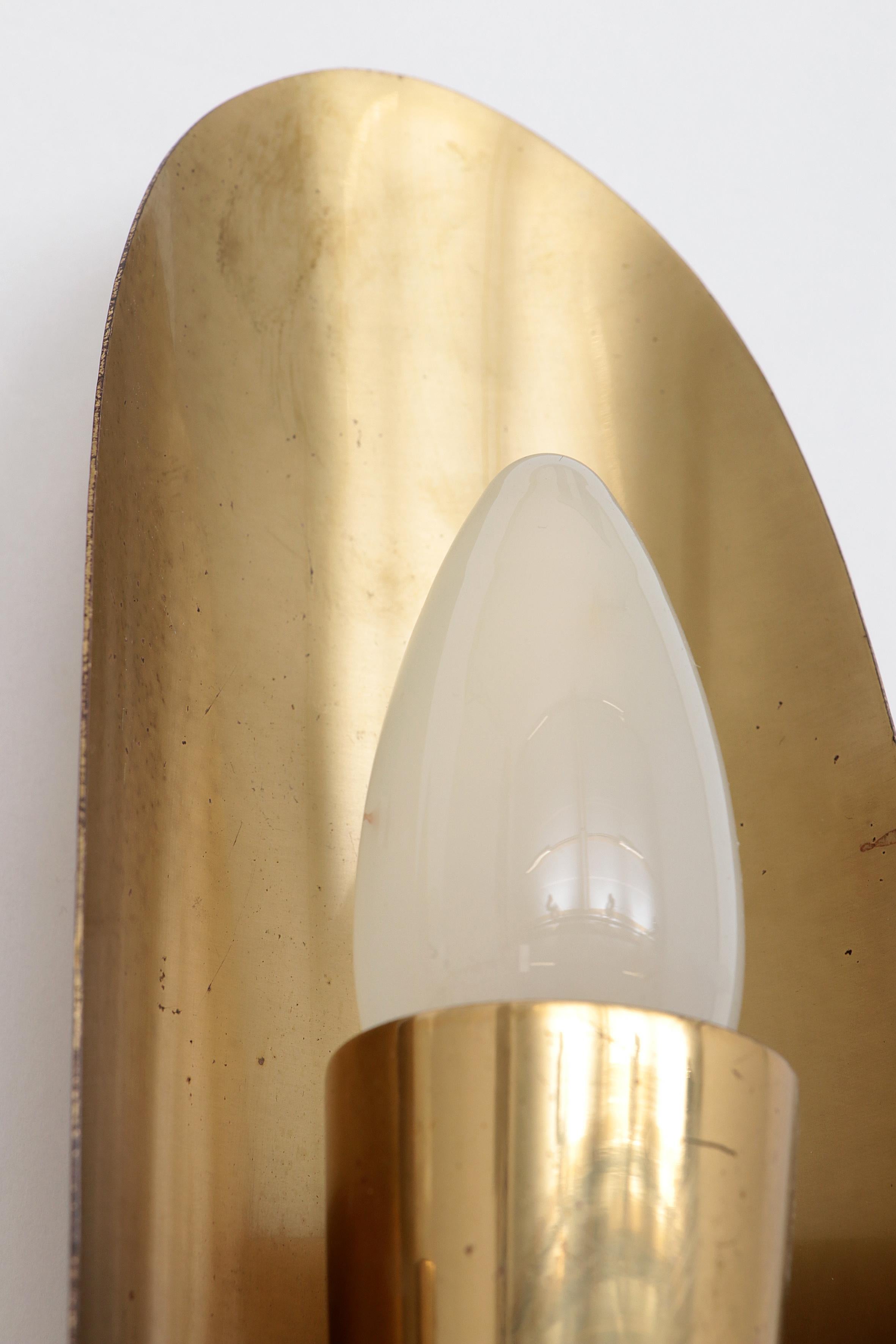 Vintage gold wall lamps Hollywood Regency style, 1970 Germany at 1stDibs