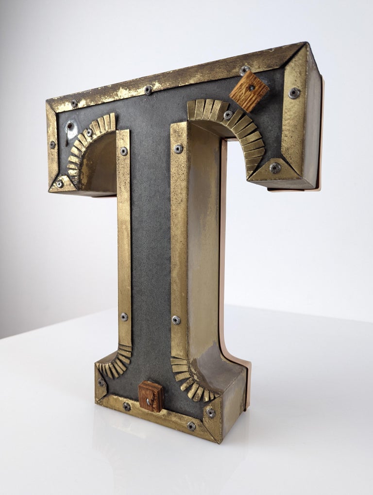 Set of Vintage Letters 1970s Light Sign For Sale at 1stDibs