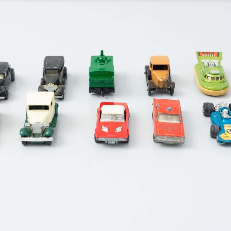Set of Vintage Match Box Toy Cars, circa 1960 For Sale at 1stDibs