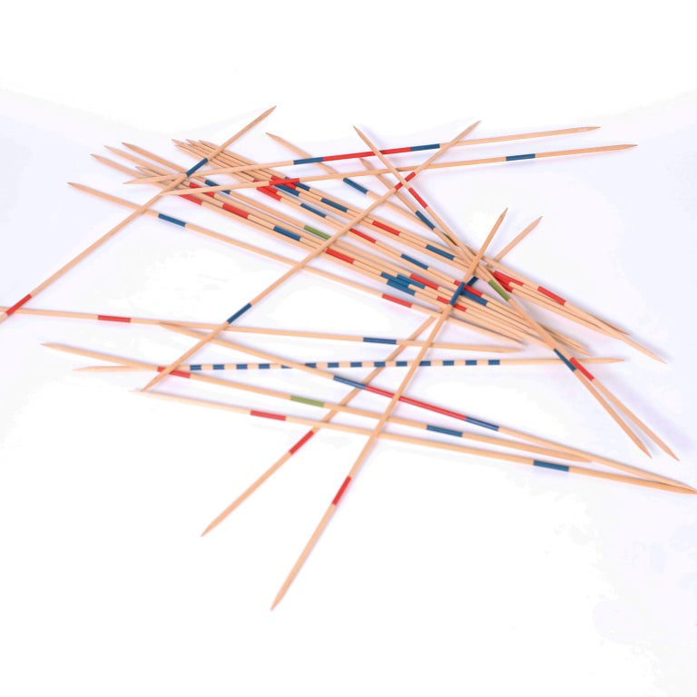 Set of Vintage Very Large Pick-Up Sticks For Sale at 1stDibs