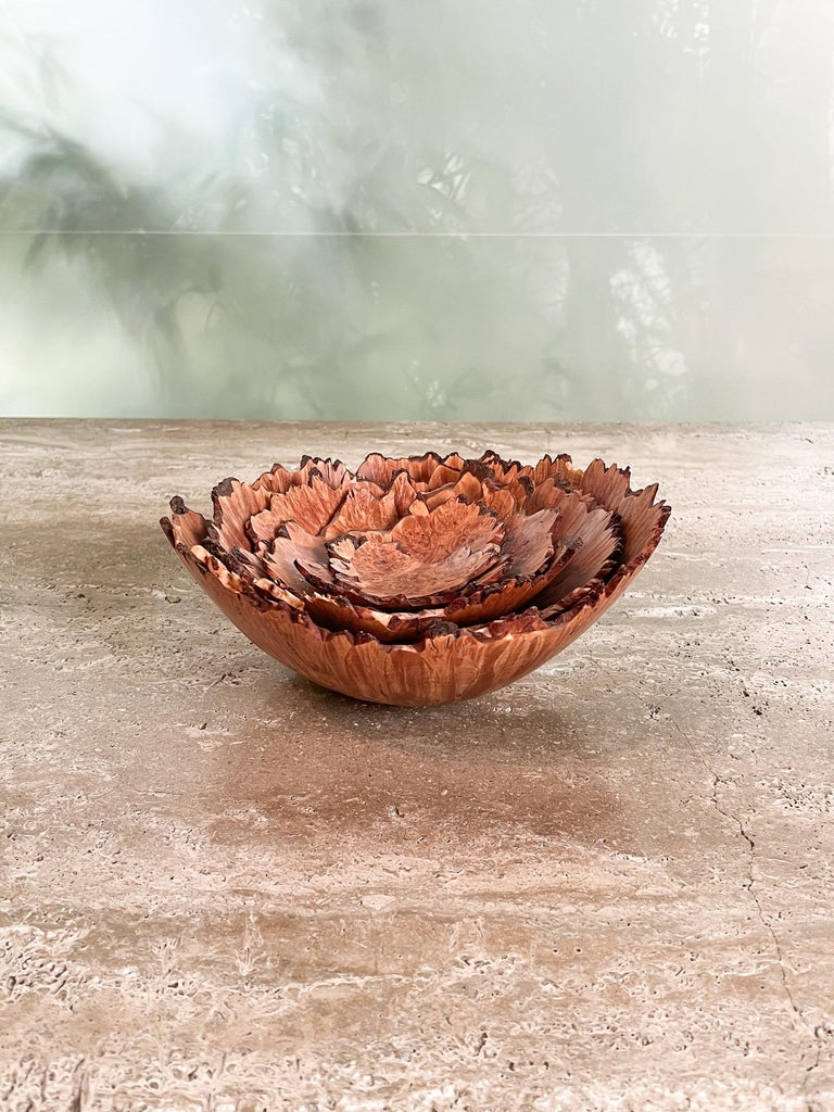 Set of Wooden Nesting Bowls by Mike Mahoney For Sale at 1stDibs