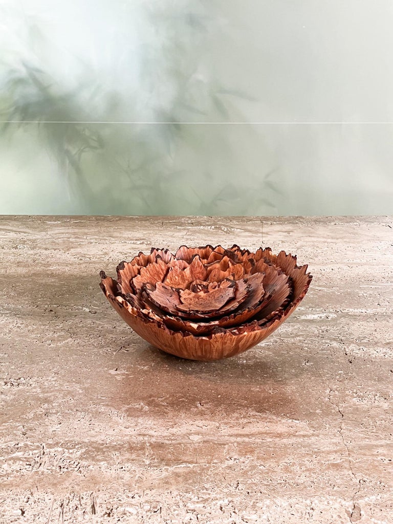 Set of Wooden Nesting Bowls by Mike Mahoney For Sale at 1stDibs