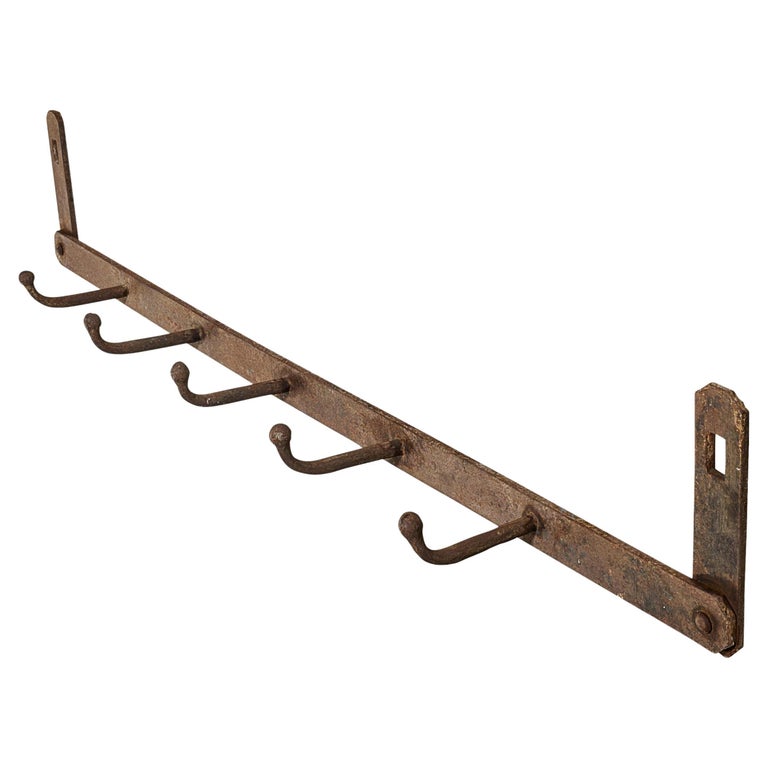 Set of Wrought Iron Hooks For Sale at 1stDibs