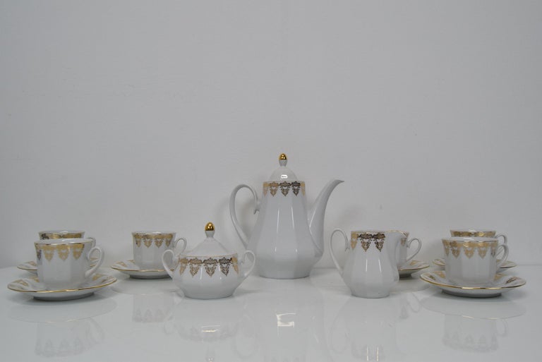 Set Porcelain for Tea or Coffee, Carlsbad Porcealin by Company Epiag D ...
