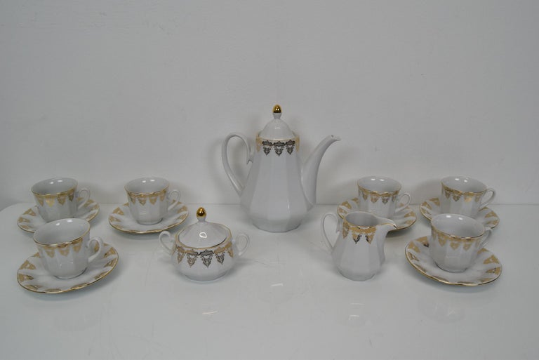 Set Porcelain for Tea or Coffee, Carlsbad Porcealin by Company Epiag D ...